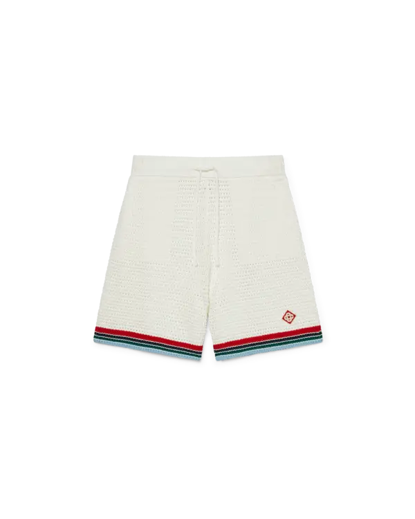 Casablanca Gothic Crochet Shorts - Multicolor
