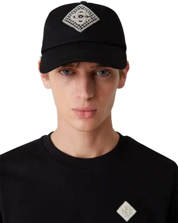 Casablanca Pearl Diamond Baseball Cap