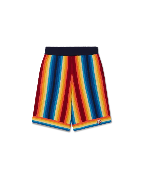 Casablanca Gradient Stripe Towelling Shorts