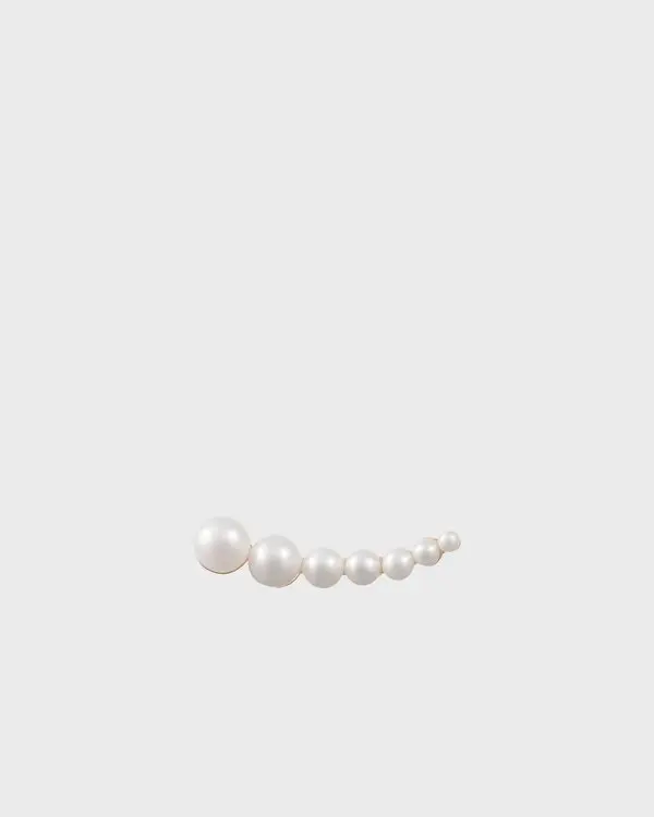 Sophie Bille Brahe Croissant Japonais Earring - Pearl