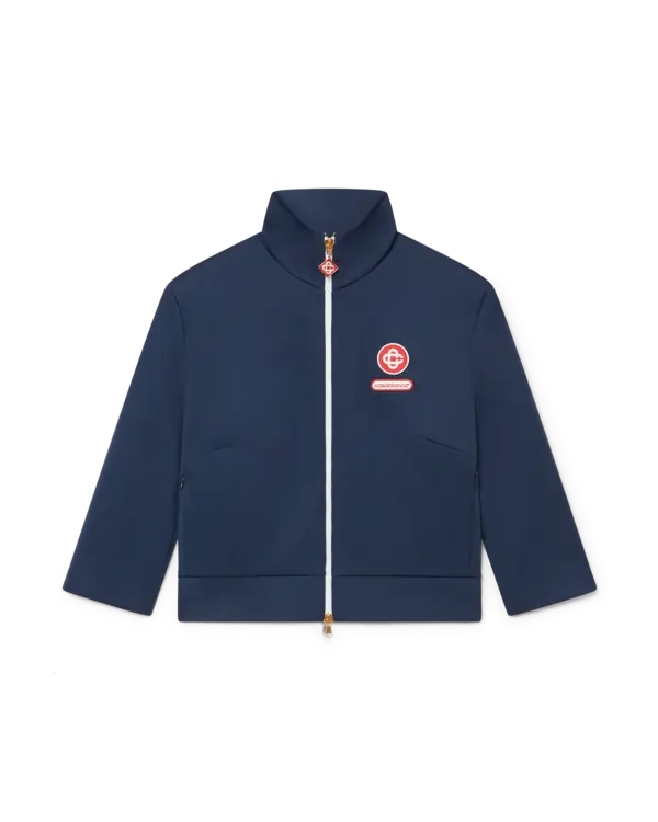 Casablanca Tricot Cropped Track Jacket - Multicolor