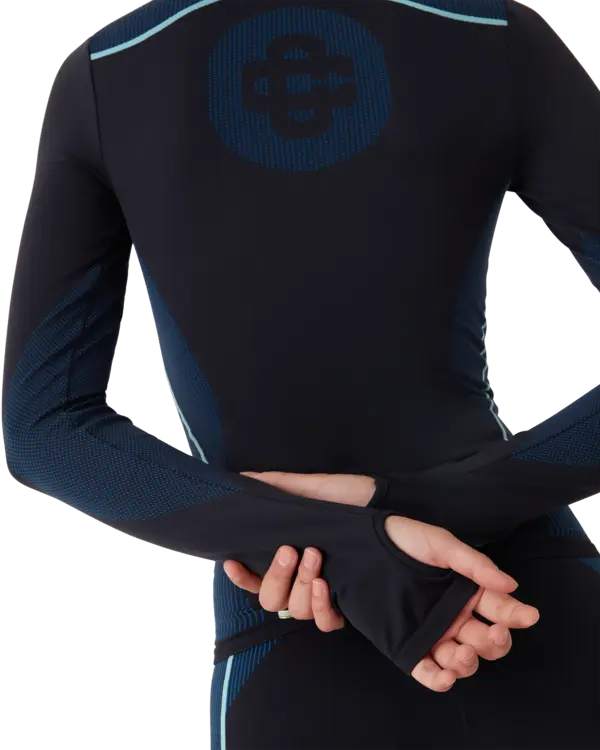 Casablanca Seamless Hooded Long-sleeve Top