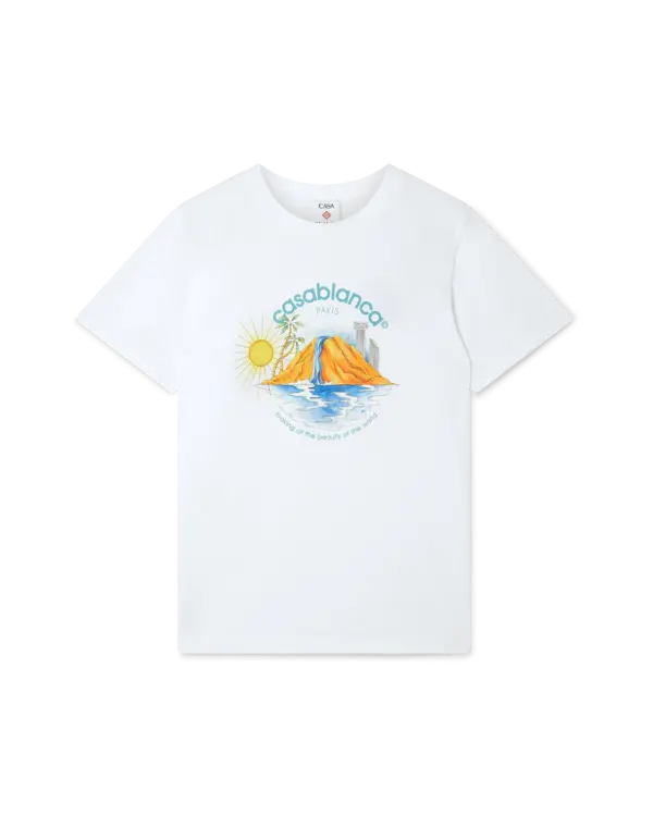 Casablanca Oasis Short Sleeve Short Sleeve T-shirt - Multicolor
