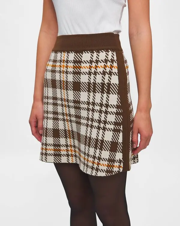 Rodebjer Tendai Eco Check Mini Skirt