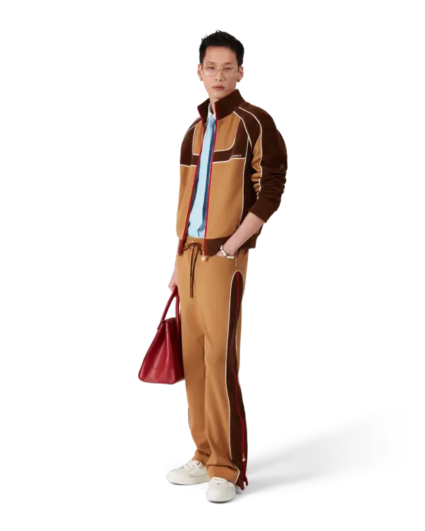 Casablanca Chenille Panelled Track Pants