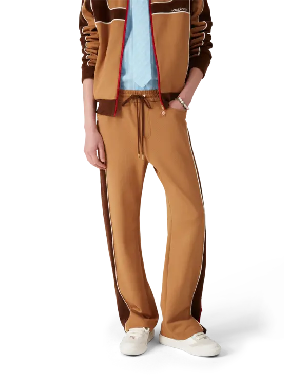 Casablanca Chenille Panelled Track Pants