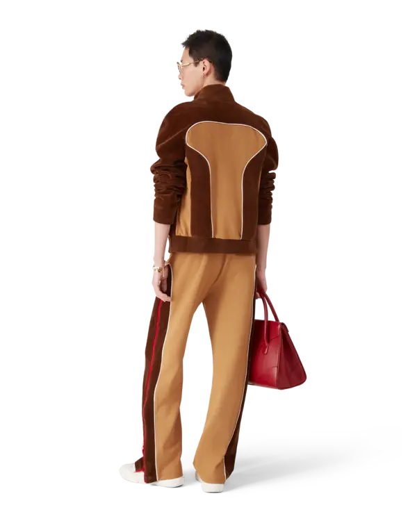 Casablanca Chenille Panelled Track Pants