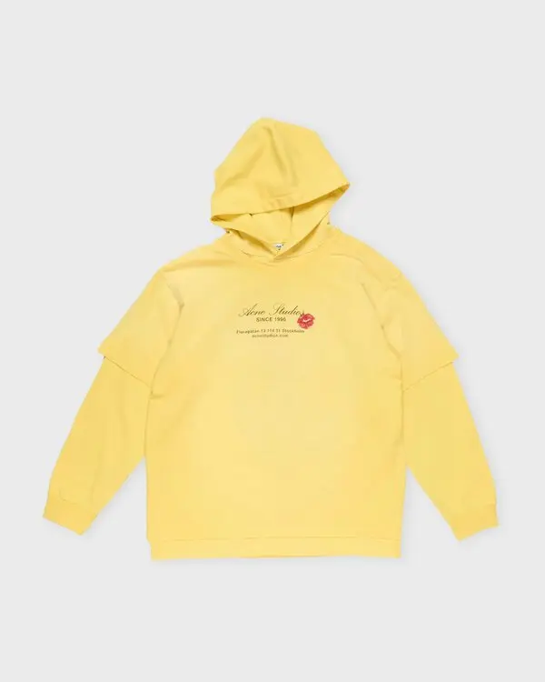 Acne Studios Layered Garment-dyed Hoodie