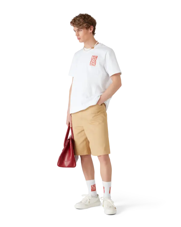 Casablanca Cotton Twill Shorts