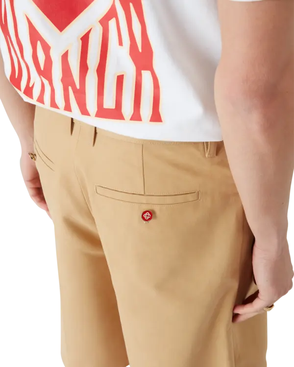 Casablanca Cotton Twill Shorts