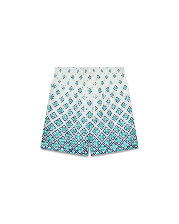 Casablanca Gradient Monogram Silk Shorts