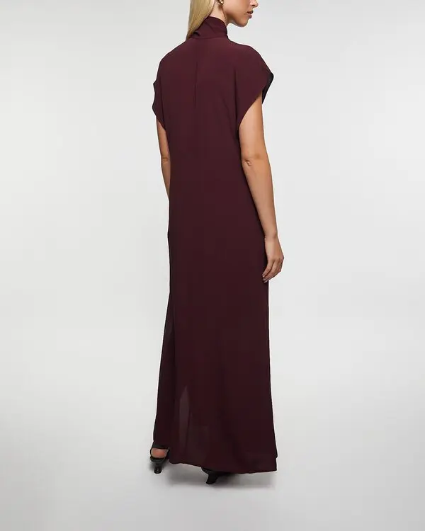 Filippa K Long Tie-neck Dress