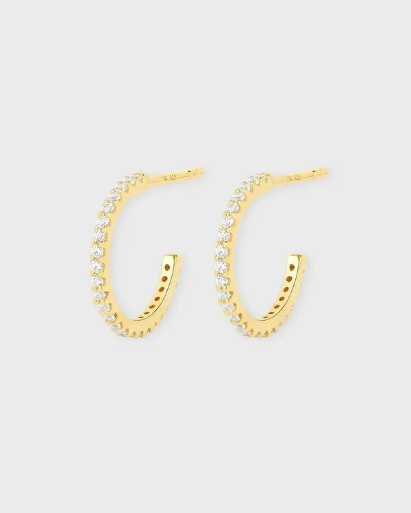 CBYC Earrings Mini Hoops 12 Mm - Gold