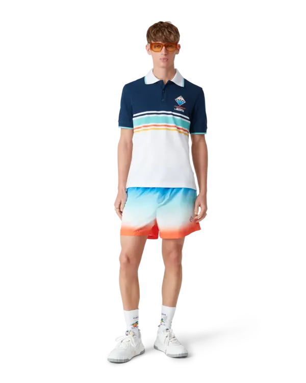 Casablanca Gradient Jacquard Swim Shorts - Orange