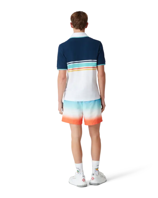 Casablanca Gradient Jacquard Swim Shorts - Orange