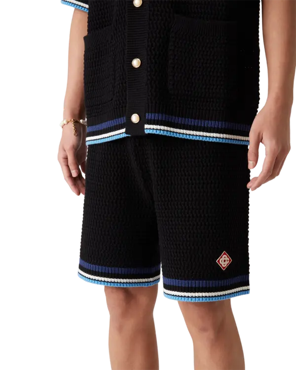 Casablanca Gothic Crochet Shorts - Multicolor