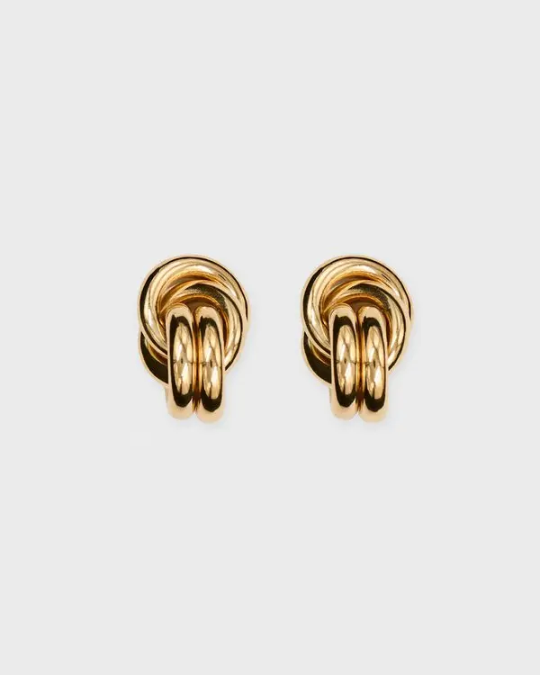 Lié Studio Vera Knot Earrings - Gold