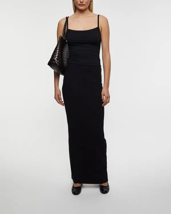 Eterne Emma Ribbed Skirt - Black