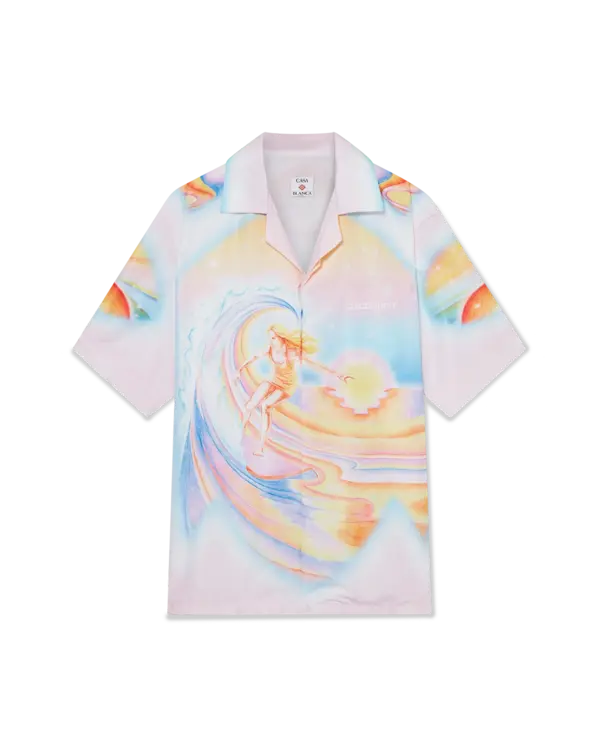 Casablanca Psychedelic Nirvana Swim Shirt - Multicolor