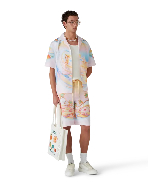 Casablanca Psychedelic Nirvana Swim Shirt