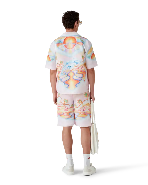 Casablanca Psychedelic Nirvana Swim Shirt