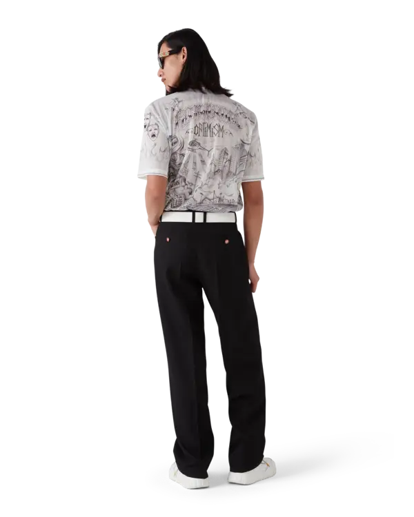 Casablanca Tattoo Mesh Top