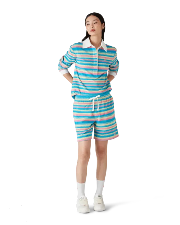 Casablanca Stripe Towelling Shorts