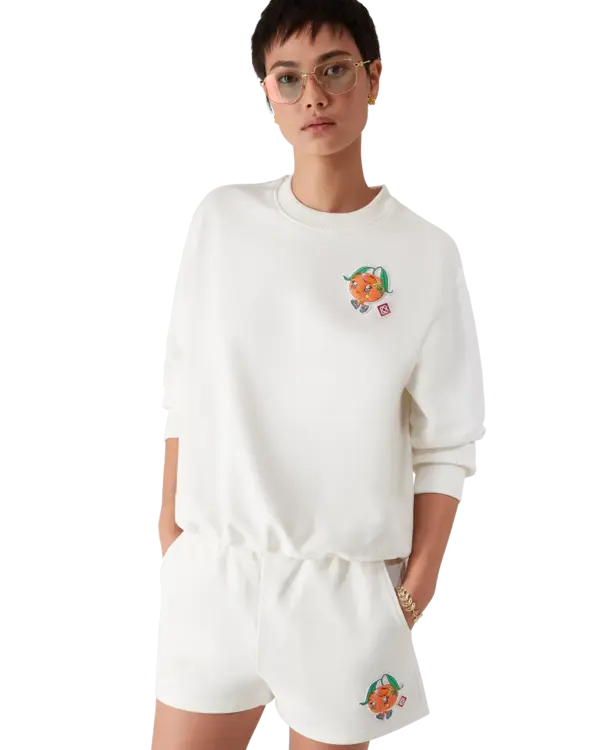 Casablanca Mascot Embroidered Sweatshirt