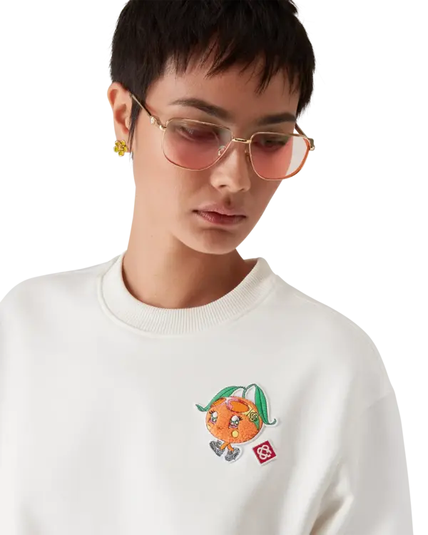 Casablanca Mascot Embroidered Sweatshirt