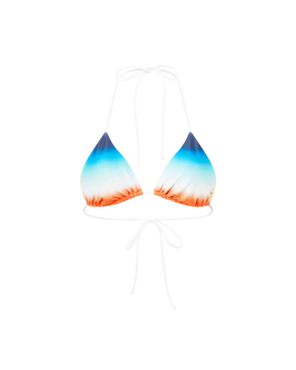 Casablanca Gradient Bikini Top - Orange