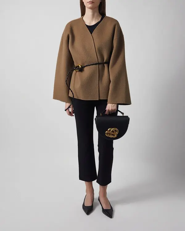 BY MALENE BIRGER Vilea Cropped Trousers - Black