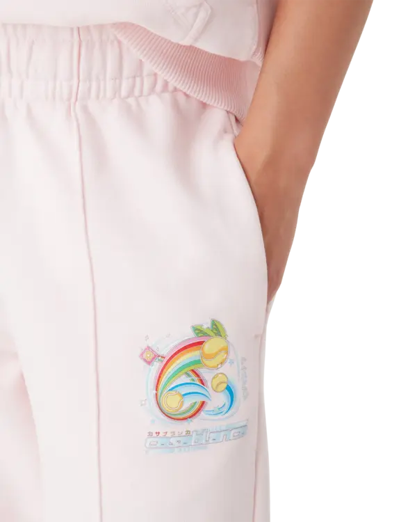 Casablanca Manga Tennis Ball Open Hem Sweatpants - Multicolor