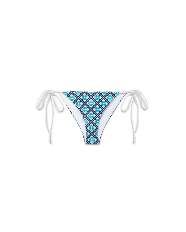 Casablanca Monogram Bikini Bottom - White
