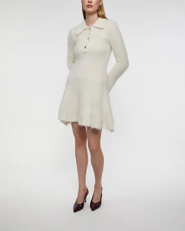 MALINA Emelie Alpaca Blend Knitted Mini Dress