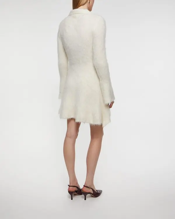 MALINA Emelie Alpaca Blend Knitted Mini Dress