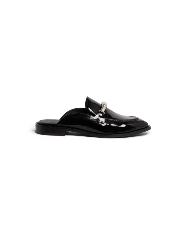 Casablanca Bamboo Slip-on Loafer - Black