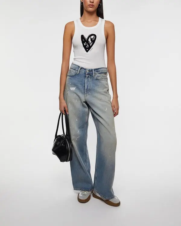 Acne Studios Heart Logo Top