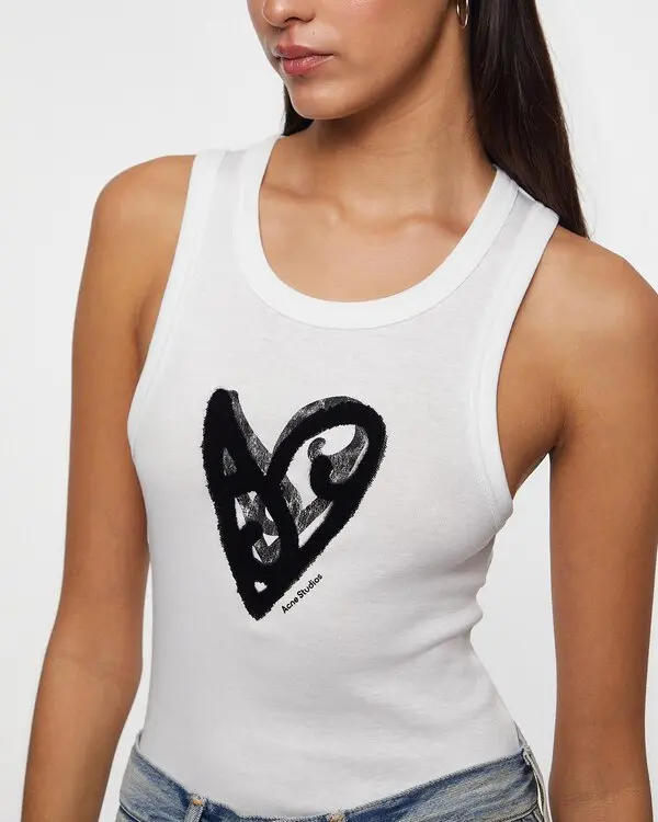 Acne Studios Heart Logo Top