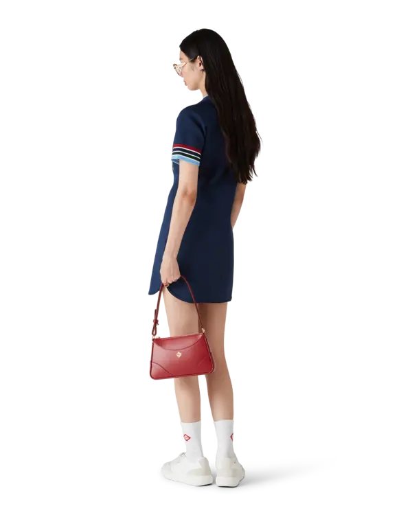 Casablanca Knit Mini Baseball Dress