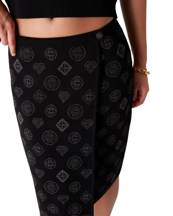 Casablanca Monogram Jacquard Midi Skirt