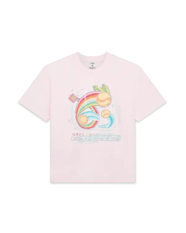 Casablanca Manga Tennis Ball T-shirt - Multicolor