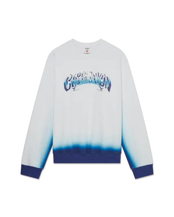 Casablanca Fade Sweatshirt - Blue