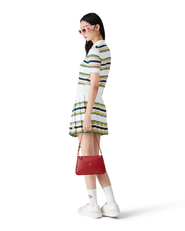 Casablanca Stripe Polo Shirt - Green