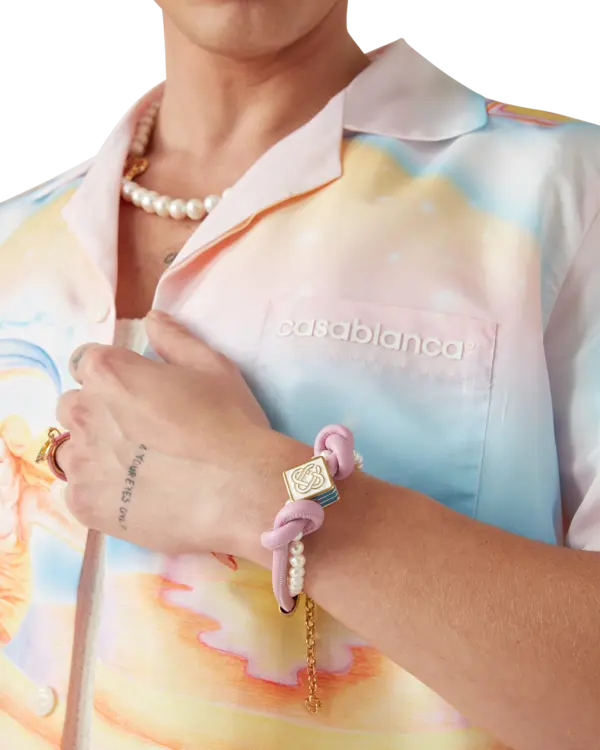 Casablanca Knotted Pearl Bracelet