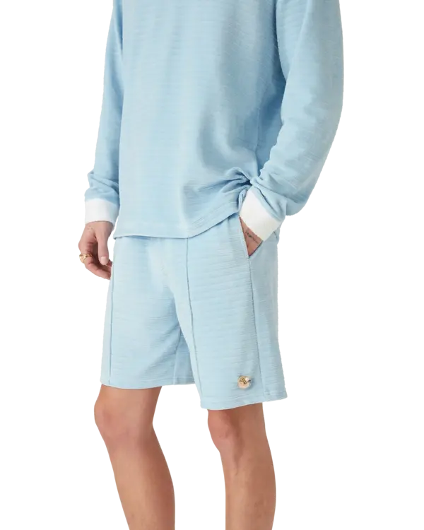 Casablanca Velour Stripe Shorts - Multicolor