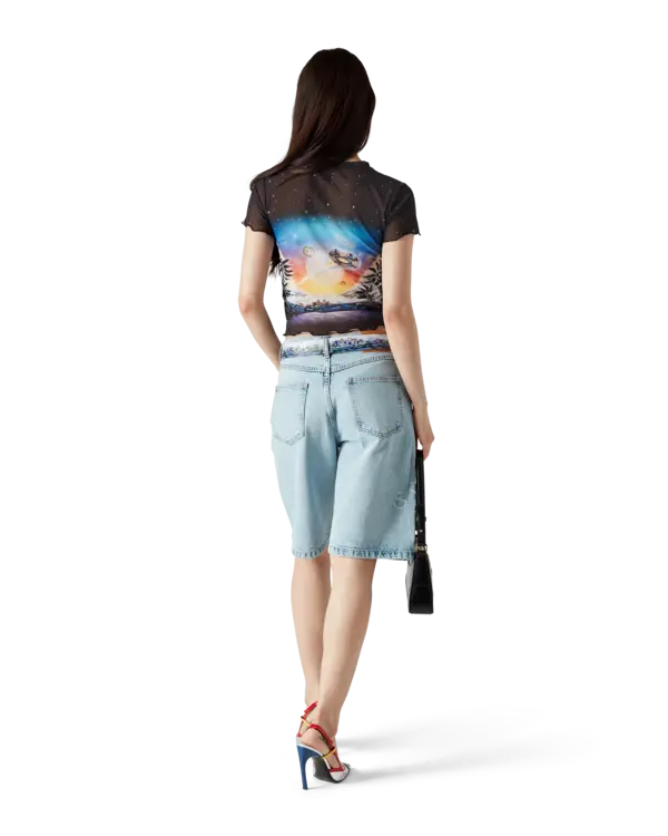 Casablanca La Prémonition Mesh Short Sleeve T-shirt