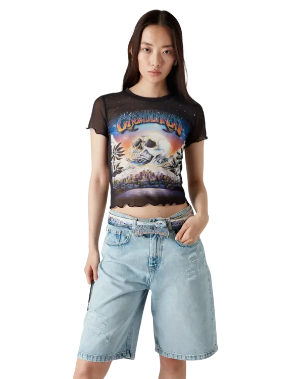 Casablanca La Prémonition Mesh Short Sleeve T-shirt