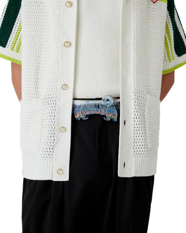Casablanca La Premonition Leather Belt