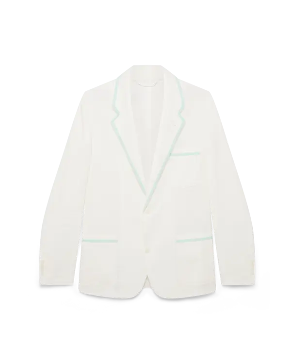 Casablanca Linen Single-breasted Jacket