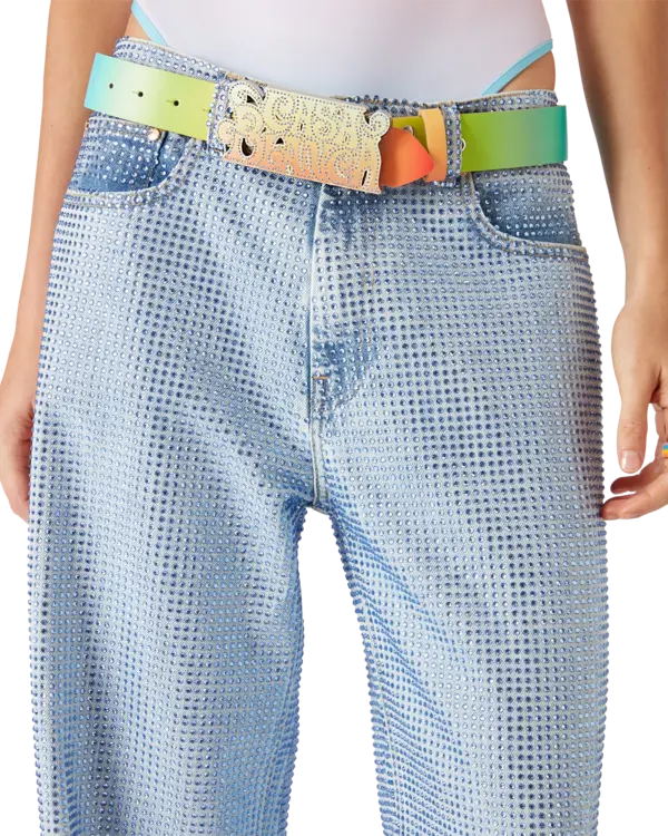 Casablanca La Musique Leather Belt